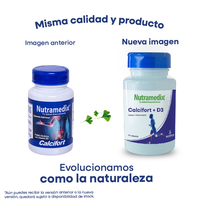 Quinfica: Calcifort (Calcio + D3) Nutramedix®